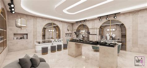 ديكورات داخلية و واجهات خارجية لمحل تجارى بالرياض We Design