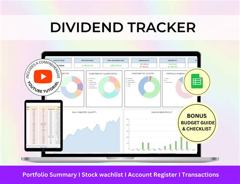 How To Create A Dividend Tracker In Excel Plrduck Com