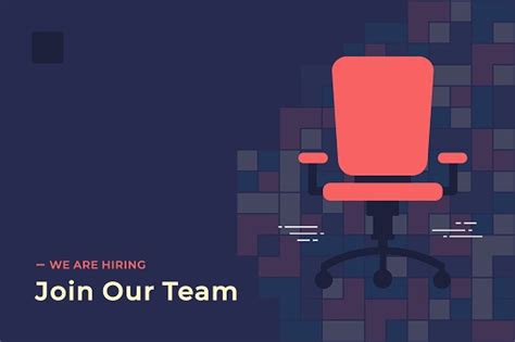 우리는 빈 사무실 의자를 격리된 벡터 개념을 고용하고 있습니다 가구에 대한 스톡 벡터 아트 및 기타 이미지 가구 개념 객실 있음 Istock