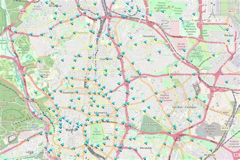 El mapa que muestra todas las cámaras de tráfico de Madrid Infobae