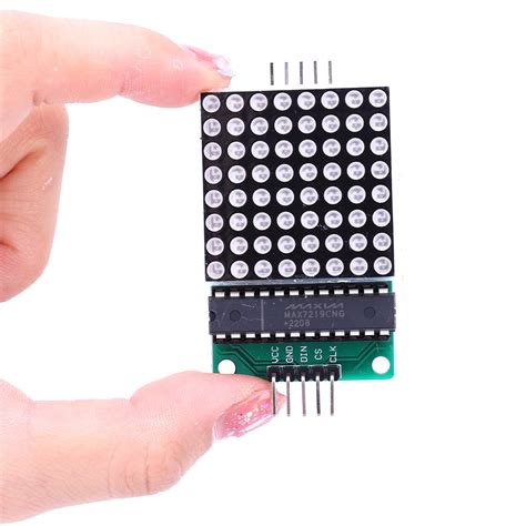 Max7219 Dot Led Matrix Module Mcu Control Module 8x8 Output Input Common Cathode Shopee