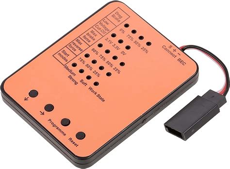 Amazon Com GoolRC RC Program Card Electronic Speed Controller Programmer For Surpass Hobby
