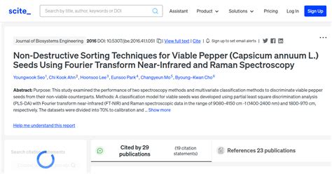 Non Destructive Sorting Techniques For Viable Pepper Capsicum Annuum L