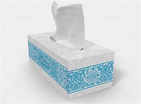 فایل جعبه دستمال کاغذی طرح سنتی گرافیک با طعم تربچه