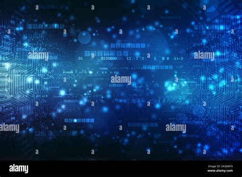 Binary Code Background Digital Abstract Technology Background Big