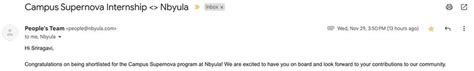 Sriragavi P On Linkedin Internship Nbyulacampus Supernovaintern