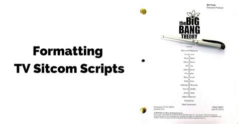 how to format tv sitcom scripts the script lab