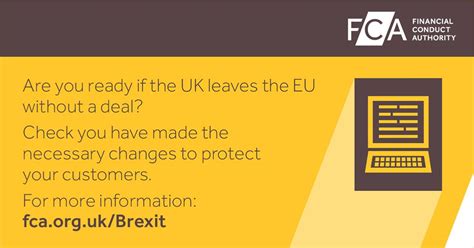 Financial Conduct Authority On Linkedin Are You Ready If The Uk Leaves