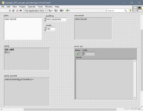 【秣厉科技】labview工具包——crypto（密码技术）labview Crypto Csdn博客