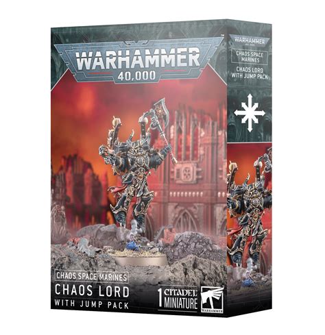 Chaos Space Marines Chaos Lord With Jump Pack 43 101 Warhammer 40000 • Canadas Largest
