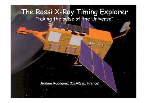 Pdf The Rossi X Ray Timing Explorerbuilt By The Cass At Ucsd The Principal Investigator Is Dr