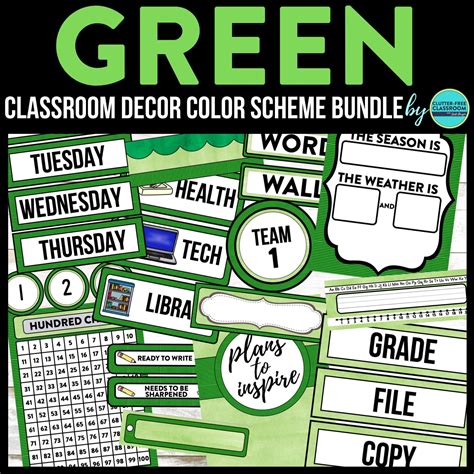 Green Classroom Decor Theme For Elementary Teachers In 2026 Teaching