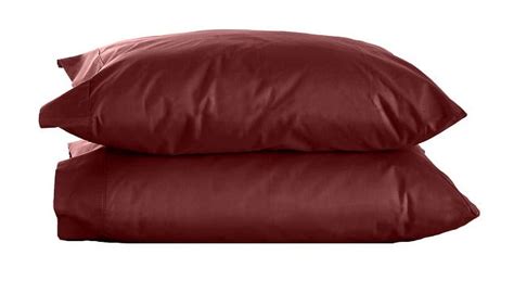 Great American Store King Size Pillow Cases Solid Burgundy 2 Pack