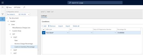 Set Up Rate And Percentage Tables Finance Dynamics 365 Microsoft