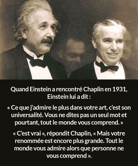 Quand Charlie Chaplin Rencontra Albert Einstein Jimagine
