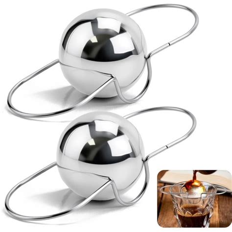 Upgrade 2 Pack Espresso Frozen Ball For Espresso Coffee Stainless Steel Espresso Chilling Ball