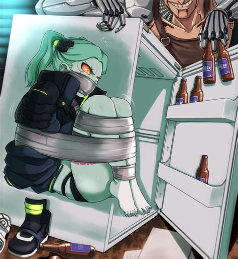 Rule 34 Angry Angry Face Barefoot Beer Bondage Bound Captured Cyberpunk Edgerunners Cyberpunk