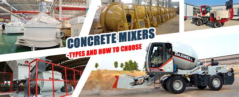 Concrete Mixers Types And How To Choose DASWELL