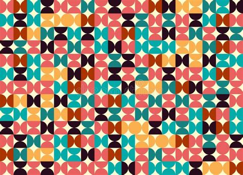 geometric seamless pattern modern colored pattern vector illustration