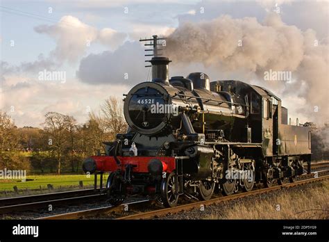 Lms Ivatt Class 2 2 6 0 No 46521 Makes For An Impressive Sight As It