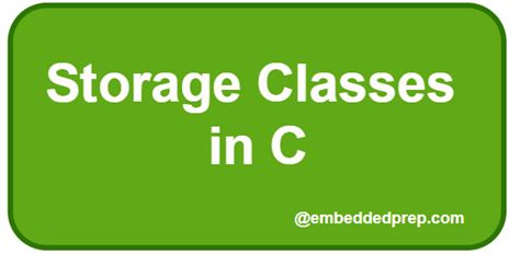 Master Storage Classes In C Interview Questions 2025