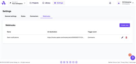 Using Webhooks Beefree Help Center