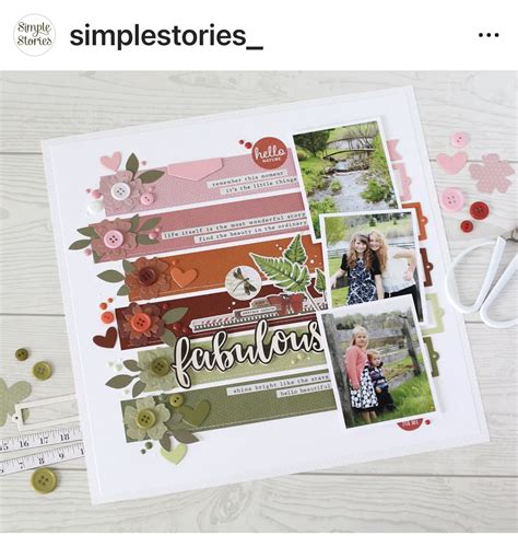 Handmade Scrapbook Simple Scrapbook Scrapbook Crafts Scrapbook Pages Scrapbook Layout