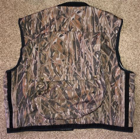 Cabelas Upland Camo Hunting Vest W Game Pouch Mens Xl Shooting Hunting