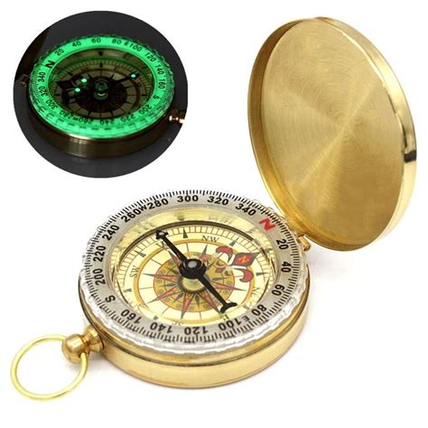 Jual Kompas Penunjuk Arah Kiblat Vintage Pocket Portable Compass