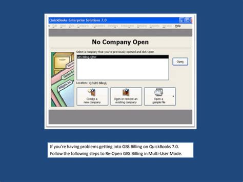 Gbs Billing In Multi User Mode Ppt