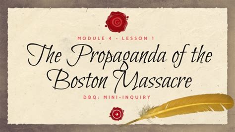The Propaganda Of The Boston Massacre Genially