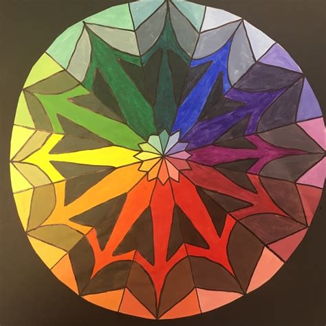 Color Wheel Mandala Claire Mielke