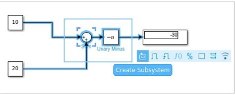 MATLAB Simulink Create Subsystem