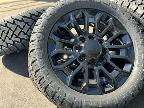 2026 22 Rims Wheels 35 Tires 8x180 Gmc Sierra 2500hd Chevy Silverado