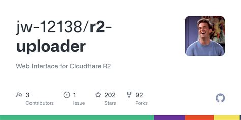 GitHub Jw R Uploader Web Interface For Cloudflare R