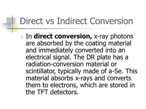 Ppt Direct Digital Radiography Or Direct Capture Radiography