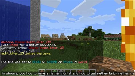 How To Make A Nether Portal Get Glow Stone And Nether Items Youtube