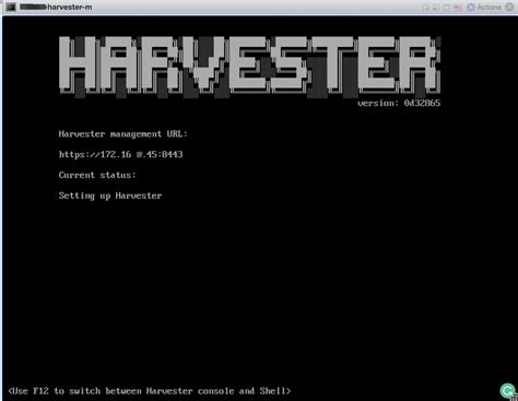 BUG The Harvester Status Appears To Be Setting Up On The Original Host After Restarting The