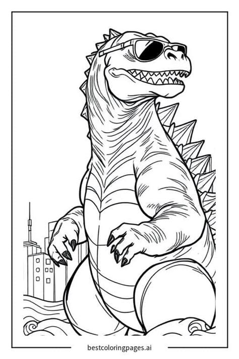 29 Godzilla Coloring Pages Free Pdf And Png Printable