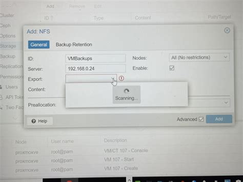Cant Add Nfs Storage From Truenas Share Not Online Rproxmox
