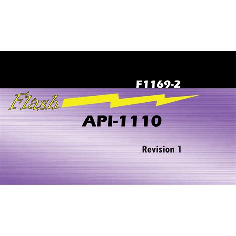 Api 1110 Flashcard Booklet For 1169 Exam