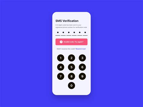 Invalid Code Screen Ui By Jaime Velasquez On Dribbble