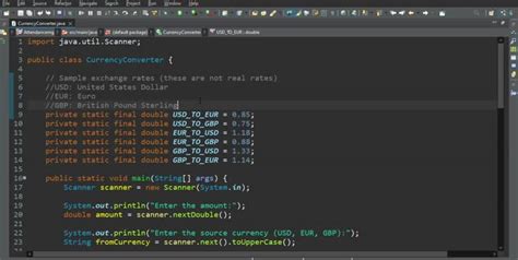Sathish Gunti On Linkedin Currency Converter Program By Using Java