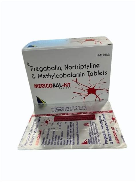 Pregabalin Nortriptyline Mecobalamin Tablets 150 Mg At ₹ 1950 Box In Panchkula