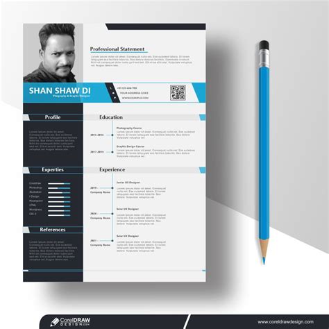 Download Template Cv Coreldraw Koleksi Gambar