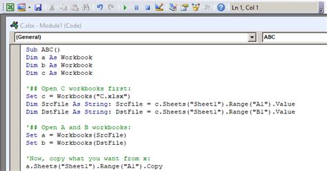 Excel Vba Macro To Use A 3rd Workbook To Transfer Data Between 2 Workbooks