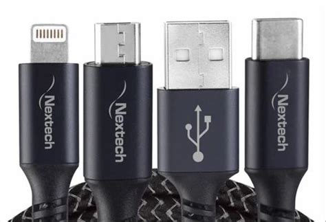 Nextech USB A TO IN BRAIDED CABLE NC BR At Best Price In New Delhi ID