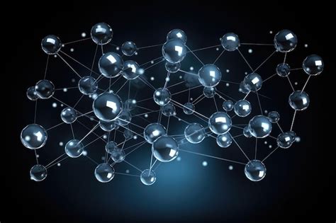 premium photo molecular network neural pattern professional photography