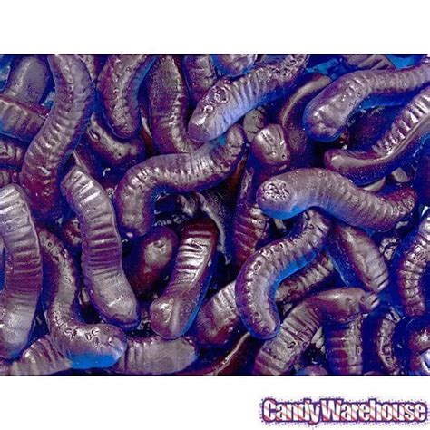Gummy Inch Worms Raspberry 5lb Bag Candy Warehouse