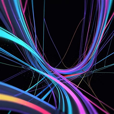 Futuristic Data Stream Background Generative Ai Premium Ai Generated Image